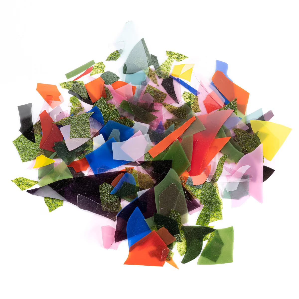 Mixed Colours Mini Confetti Fusible Bullseye Confetti 8418 — chockadoo