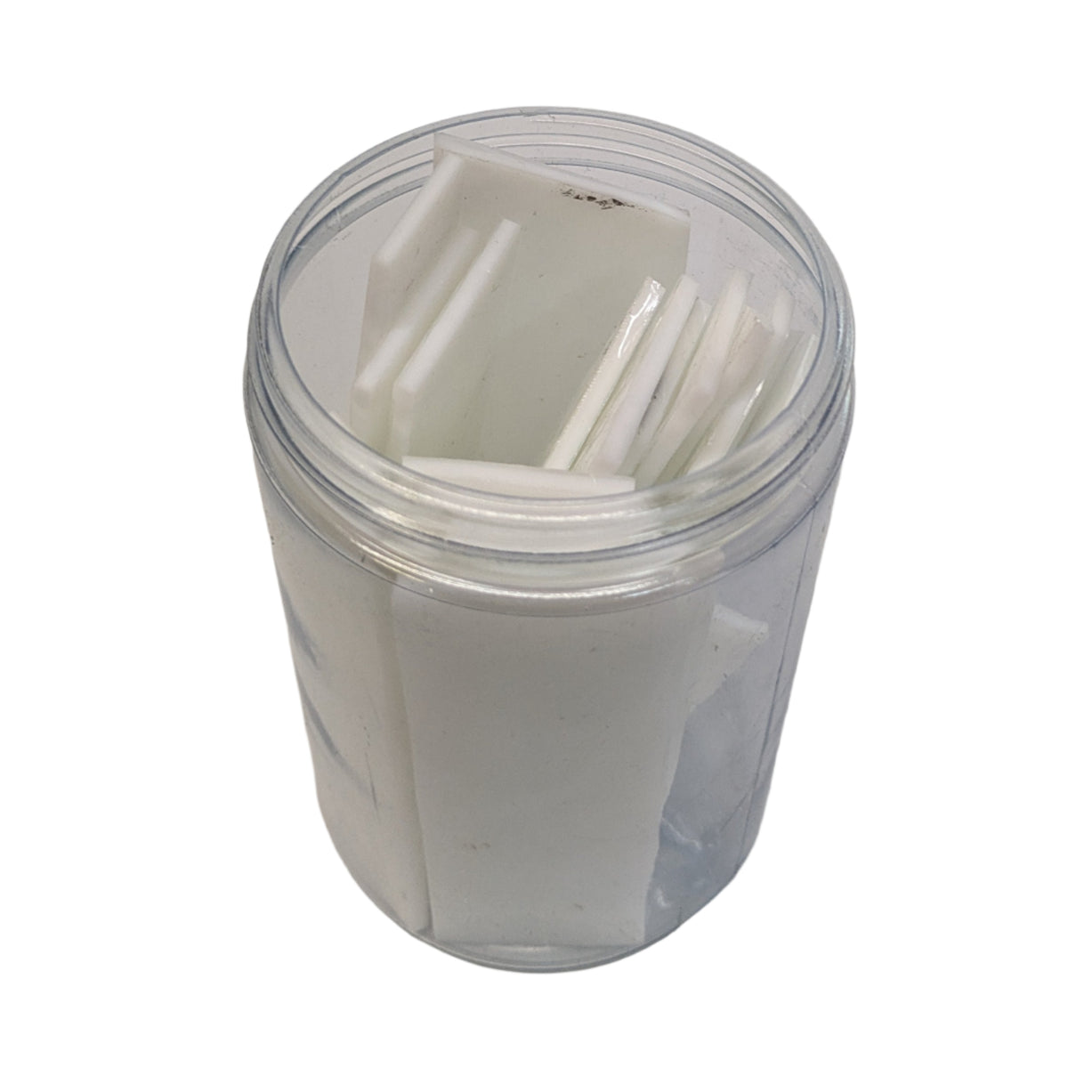 White Tekta Opaque Bullseye Sheet 113 Offcut Pack — chockadoo